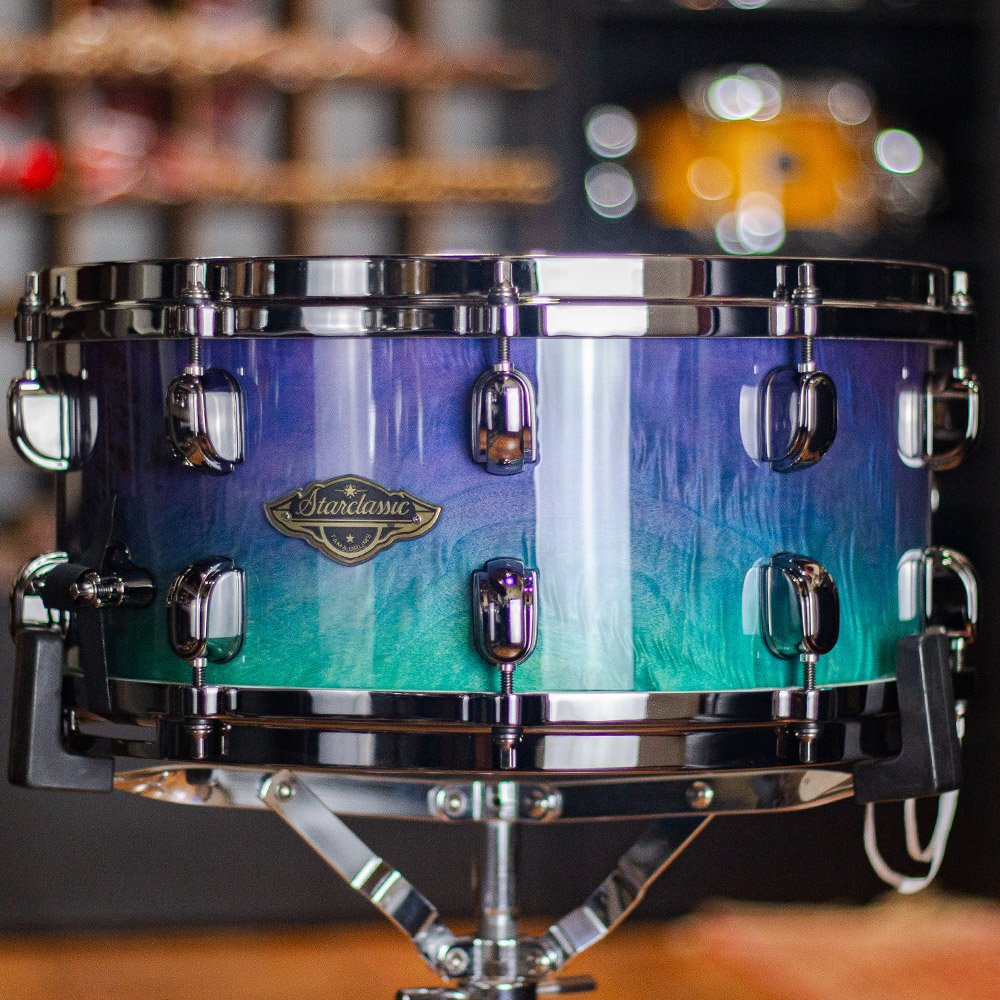 Caixa Tama Starclassic Walnut/Birch 14x6,5" Nebula Mappa Burl Fade ...