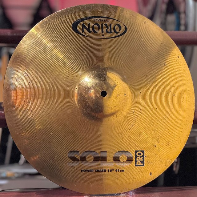 Crash Orion Solo Pro 16" Power Crash Seminovo | 100% Batera Drum Shop ...