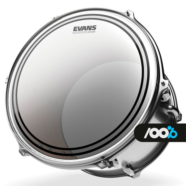 Kit de Pele Evans Para Bateria Ec2 Coated 10/12/14 Filme Duplo C/ Anel | 100% Batera Drum Shop ...