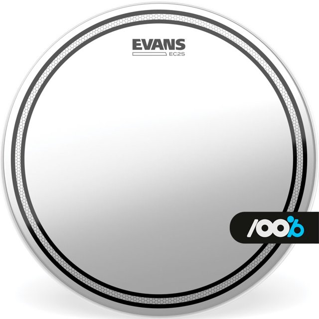 Kit de Pele Evans Para Bateria Ec2 Coated 10/12/14 Filme Duplo C/ Anel | 100% Batera Drum Shop ...