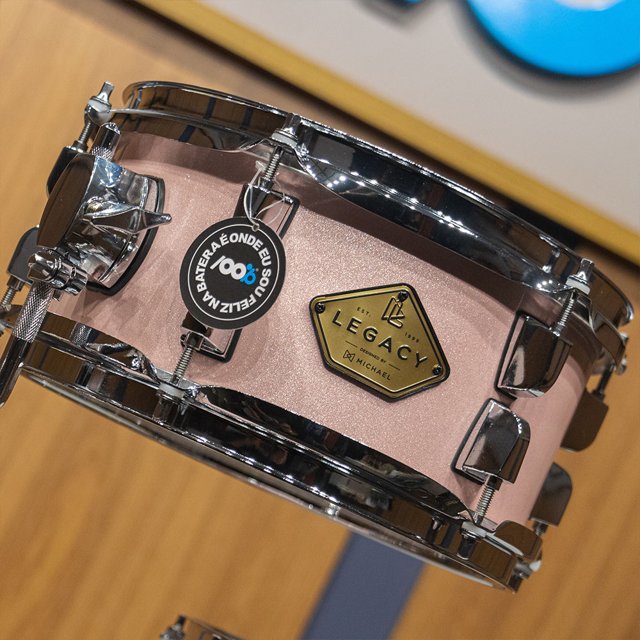 Bateria Michael Legacy Slim 20/10/13/CX13x5,5 Rosa Sparkle Vintage ...
