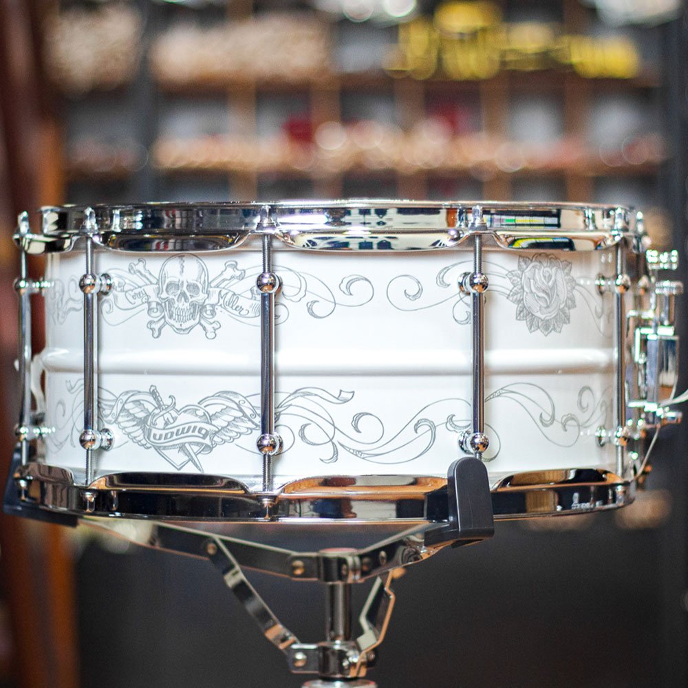 Caixa Ludwig Signature Corey Miller 14x6,5" Steel LW6514CM Seminova ...