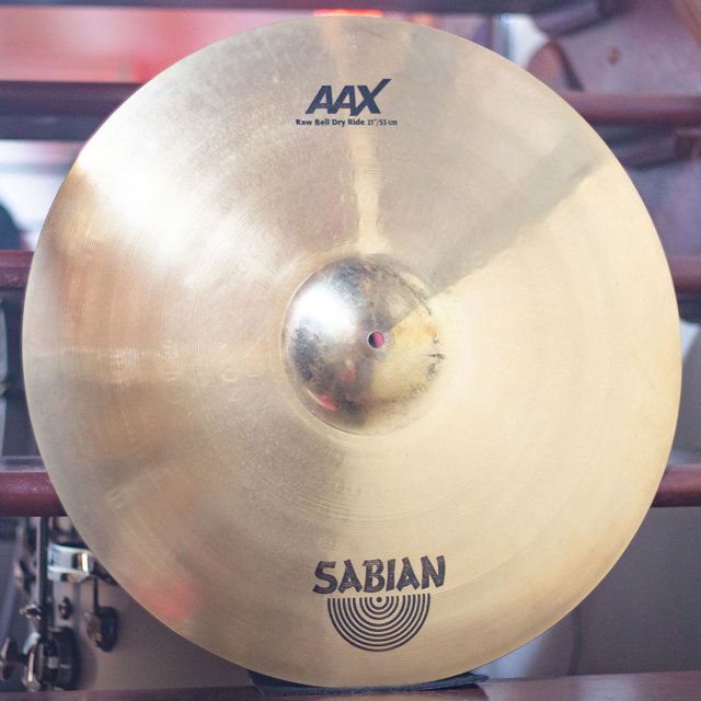 Ride Sabian AAX Raw Bell Dry 21" Liga B20 Seminovo | 100% Batera Drum ...