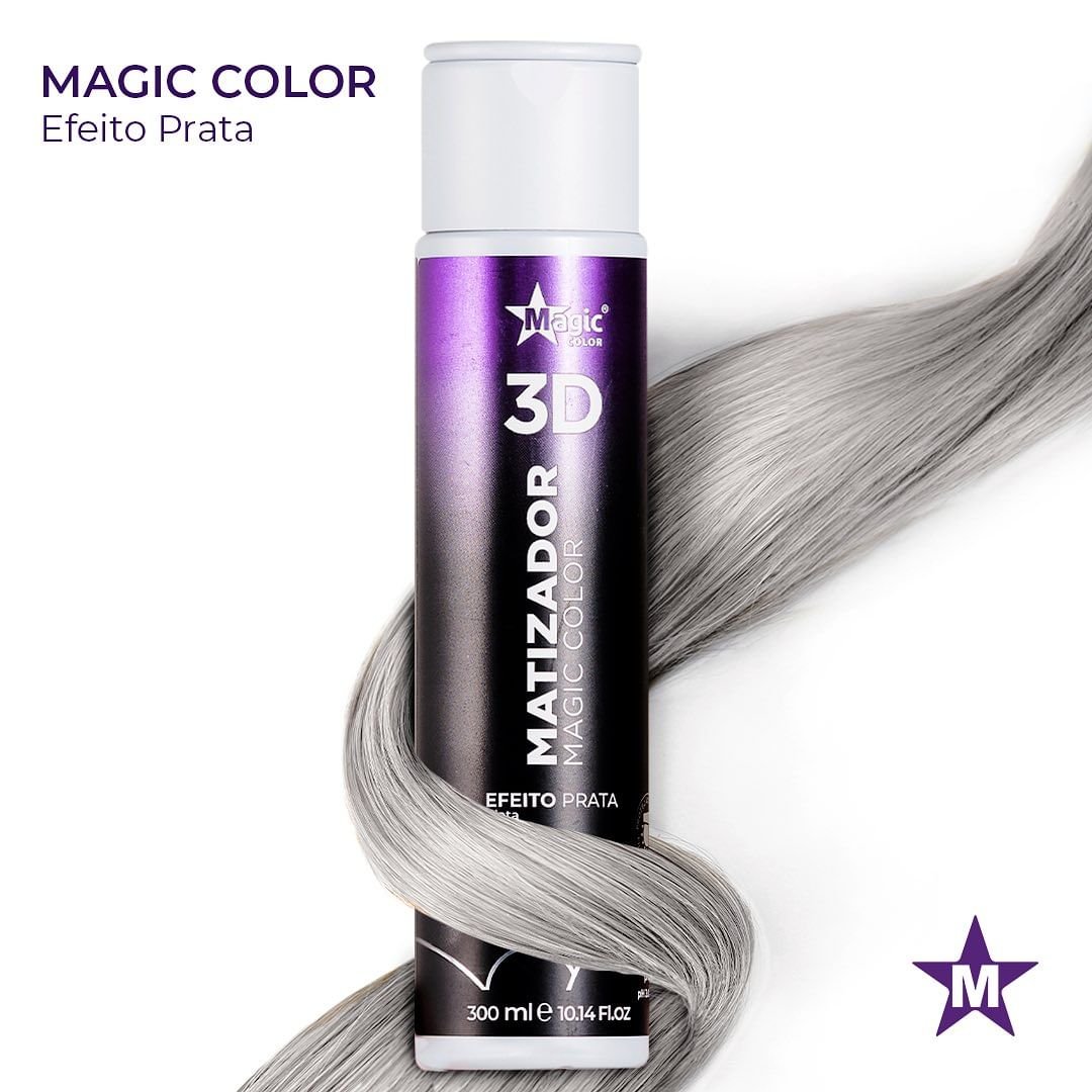 MATIZADOR MAGIC COLOR TRADICIONAL EFEITO PRATA 300ML - MAGIC COLOR ...