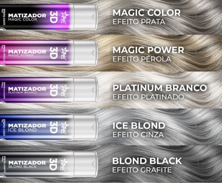 MATIZADOR MAGIC COLOR TRADICIONAL EFEITO PRATA 300ML - MAGIC COLOR ...