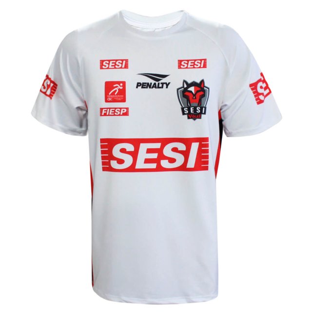 Camisa Time Masculino Sesi Bauru 2025/26 Branca - Masculina I Saque ...