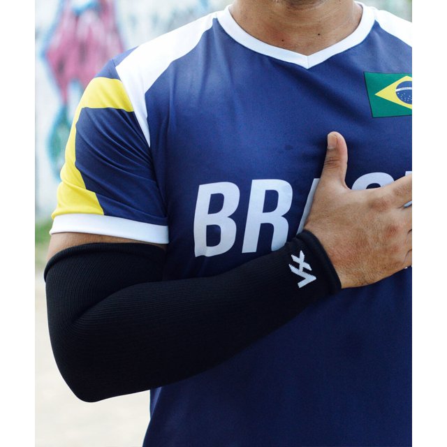 Manguito para Vôlei Longo Kanxa - Preto I Saque Viagem | Saque Viagem