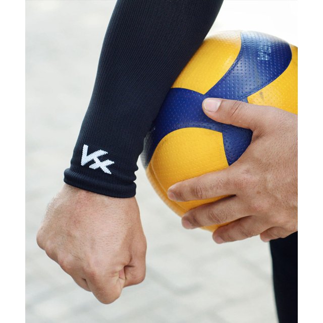 Manguito para Vôlei Longo Kanxa - Preto I Saque Viagem | Saque Viagem