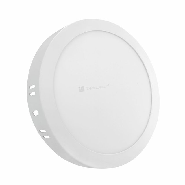 Painel LED Taschibra LUX 12W Redondo Sobrepor | TrendDecor®