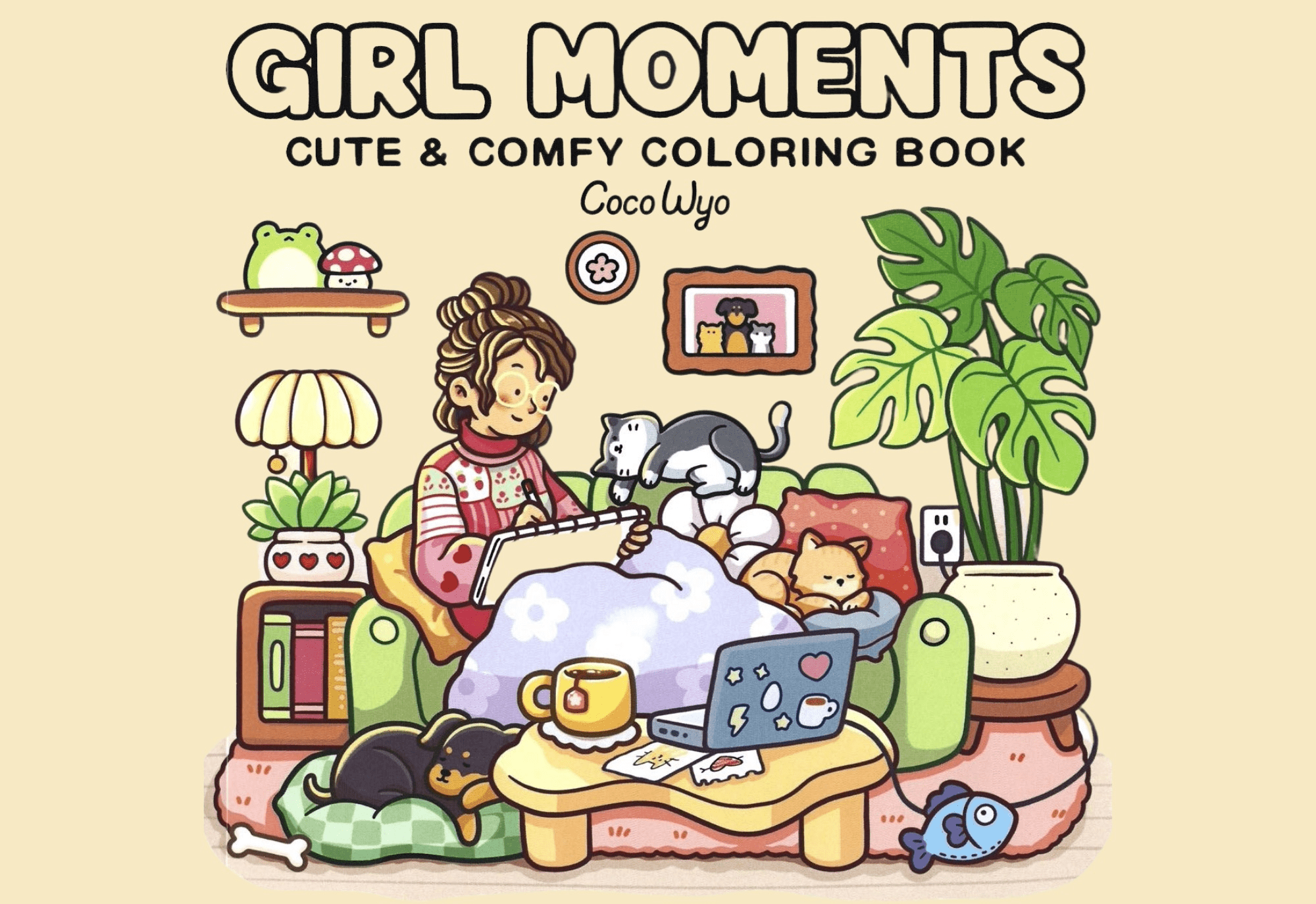 [LANÇAMENTO) Girls Moments Livro de Colorir - 50f 180g | @Mimosstori