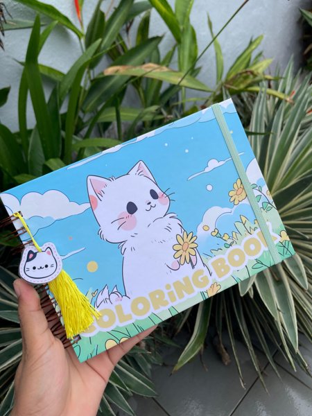 Gatinho Meow Livro de Colorir - 50f 180g | @Mimosstori