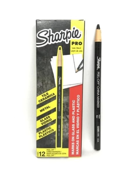 Lapis Dermatografico Sharpie Pro Preto E Branco Mimosstori