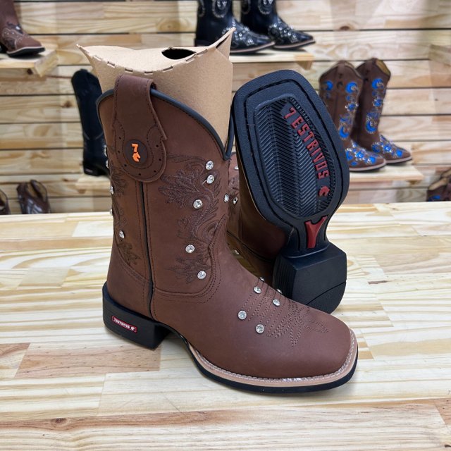 Bota Capota Jessica Com Strass (36 PRONTA ENTREGA) | RANCHO CHIQUE