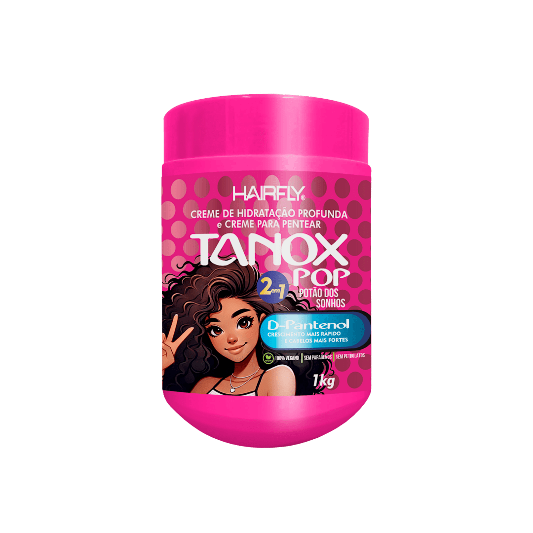 Tanox Pop Potão dos Sonhos 1kg - Creme para pentear e hidratar 2 em 1 ...