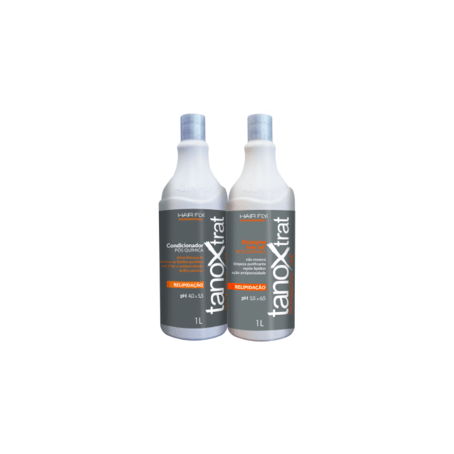 Shampoo + condicionador Tanox Trat Pós Química 2000ml | HairFly