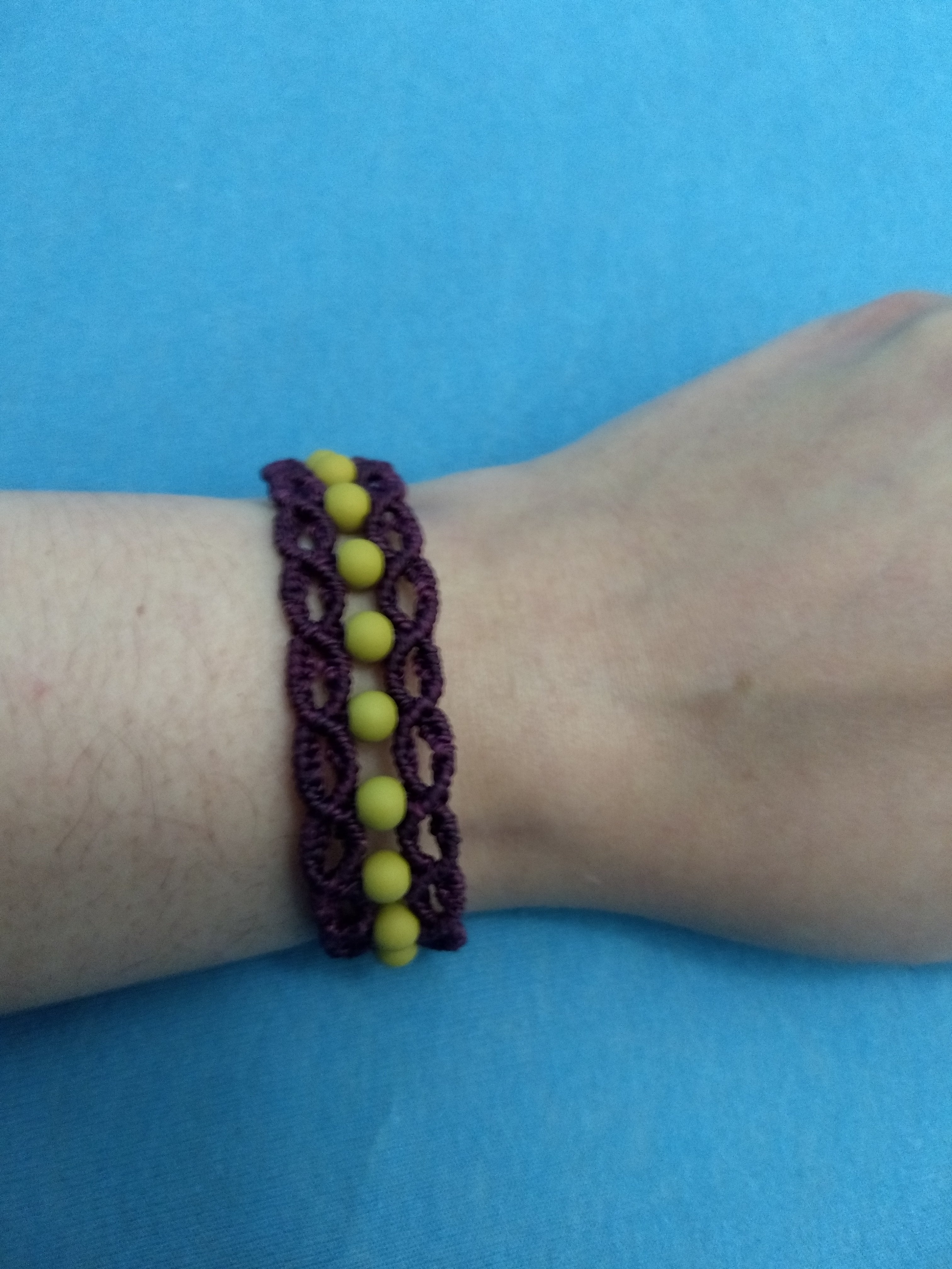 Pulseira em Macramê | Helen Art's