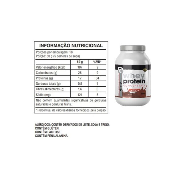 Whey Protein 900g Concentrado | DG LABS