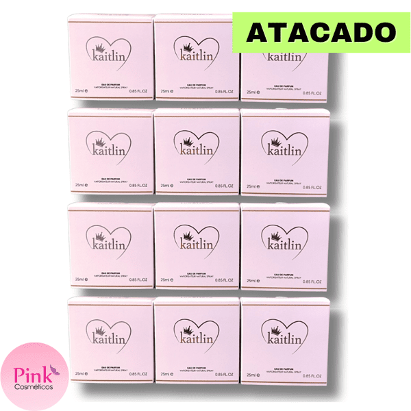 BOX PERFUME KAITLIN LN15009D 12 UND - LUA E NEVE | Pink
