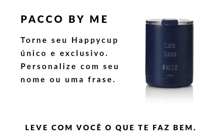 Copo Termico Happycup Pacco 295ml Nuvem | Capital Fitness