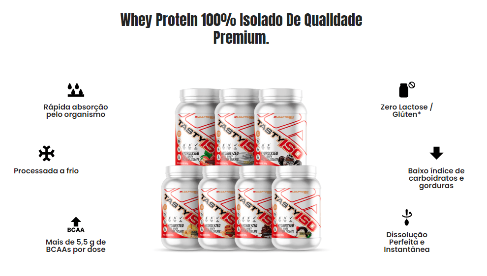 Tasty Iso Adaptogen Neapolitan 900g | Capital Fitness