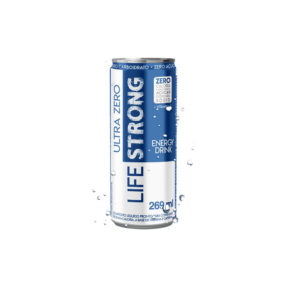 Energético Zero Life Strong Tradicional 269ml | Capital Fitness