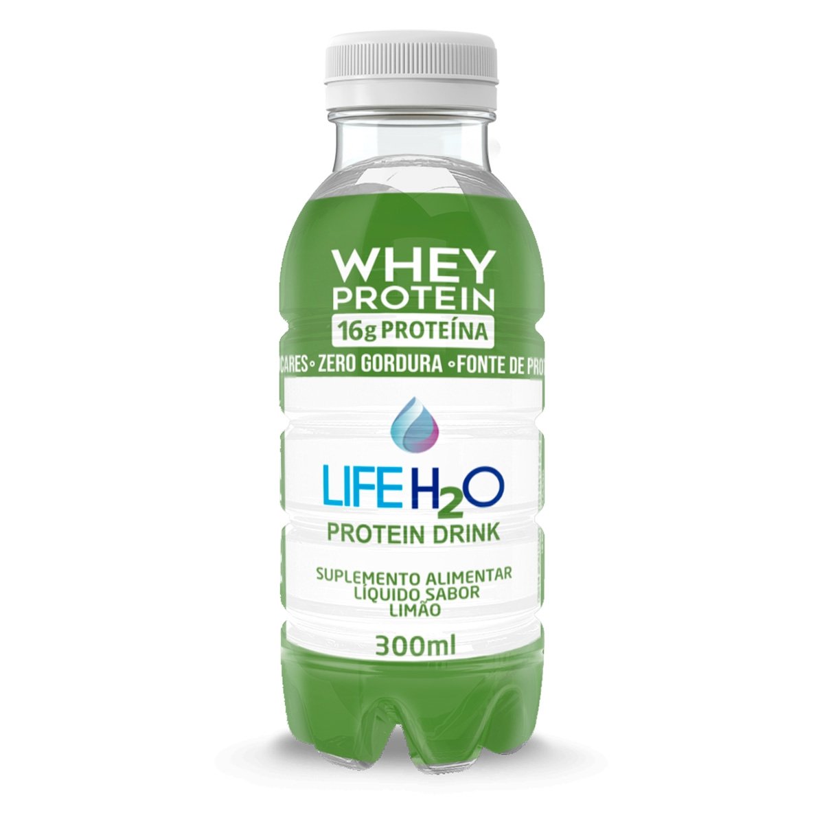 Bebida Life Strong H2O Protein Drink Limão 300ml | Capital Fitness