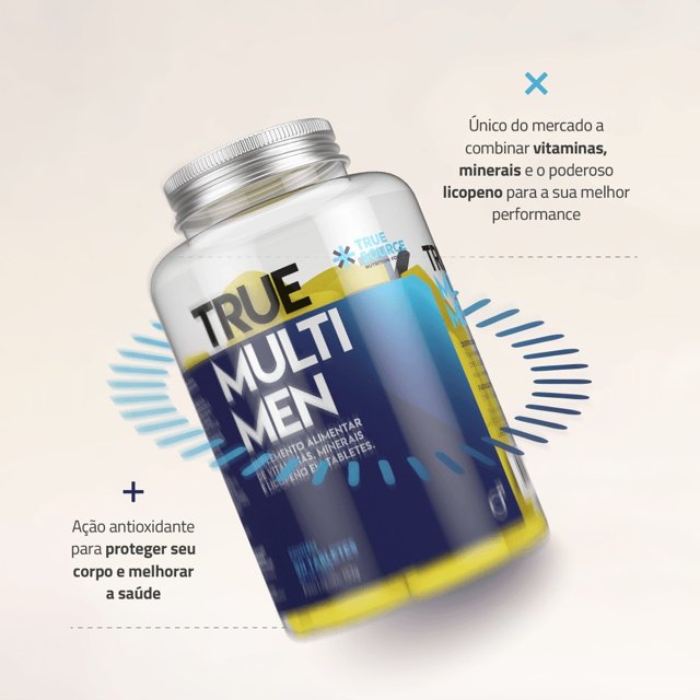 Multivitaminico Men True Source 90 Cápsulas | Capital Fitness