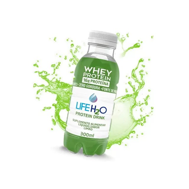 Bebida Life Strong H2O Protein Drink Limão 300ml | Capital Fitness