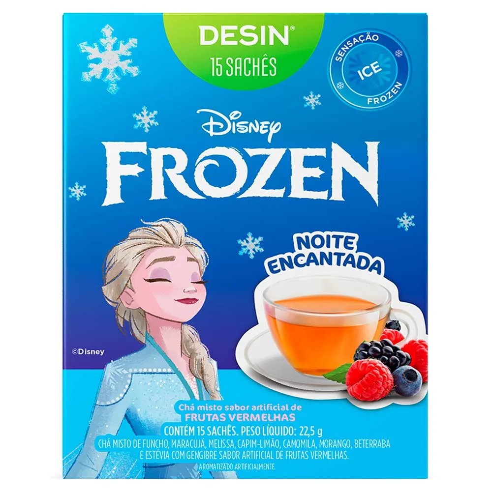 Cha Da Frozen Sabor Frutas Vermelhas 15 Saches | Capital Fitness