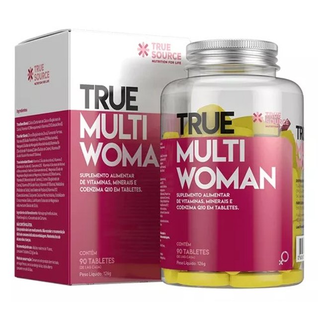 Multivitaminico Woman True Source 90 Cápsulas | Capital Fitness