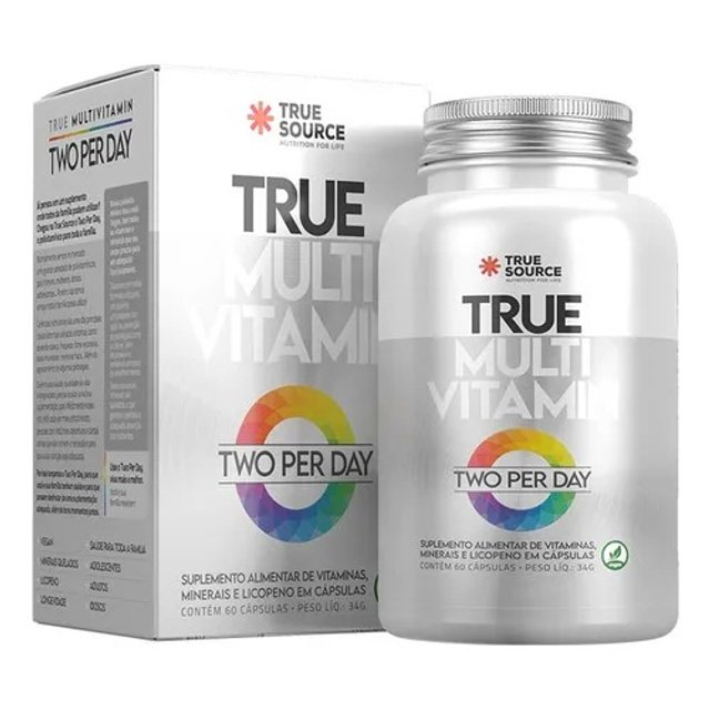True Multi Vitamin Two Per Day 60 Cápsulas | Capital Fitness