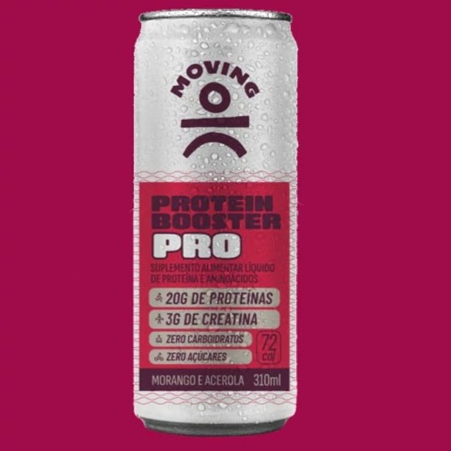Protein Booster Moving Pro 20g Morango e Acerola 310ml | Capital Fitness