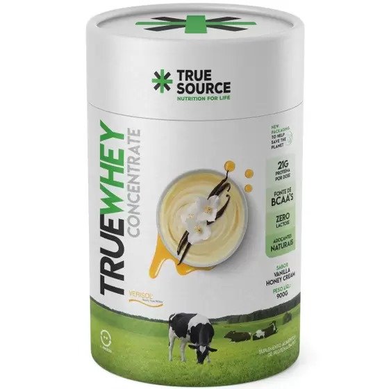 Whey True Source Zero Lactose Vanilla Cream Honey 900g | Capital Fitness