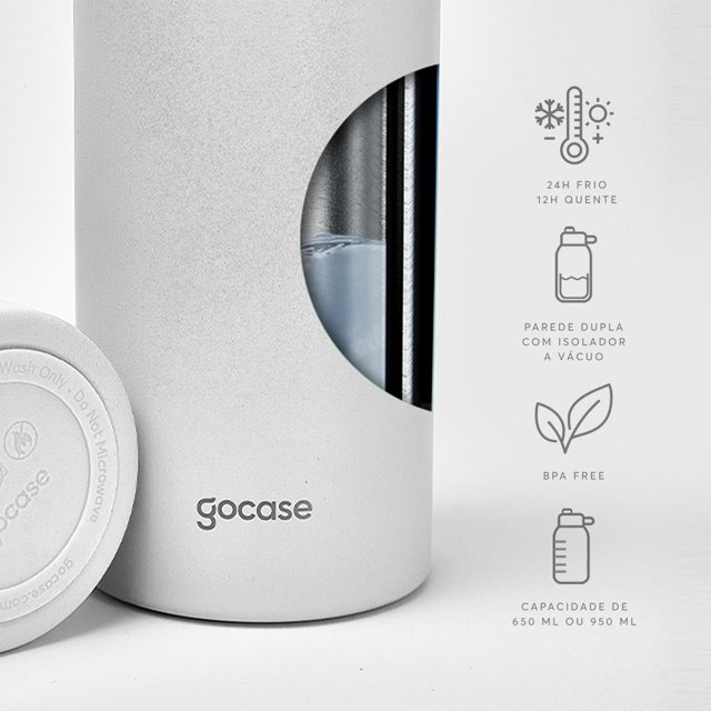 Garrafa Térmica Gocase Fresh Lilás 650ml | Capital Fitness