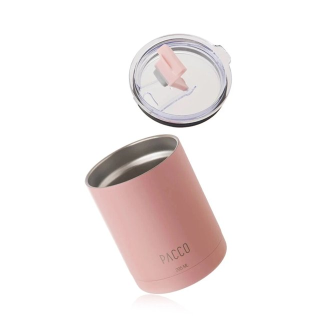 Copo Termico Pacco Happycup 295ml Rose | Capital Fitness