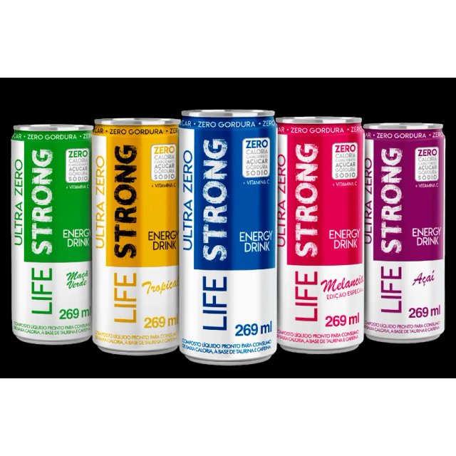 Energético Zero Life Strong Tradicional 269ml | Capital Fitness