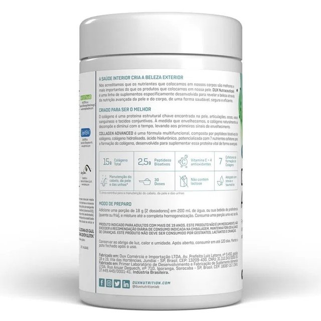 Collagen Advanced Maça 540g | Capital Fitness