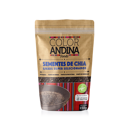 Semente de Chia Color Andina 150g | Capital Fitness