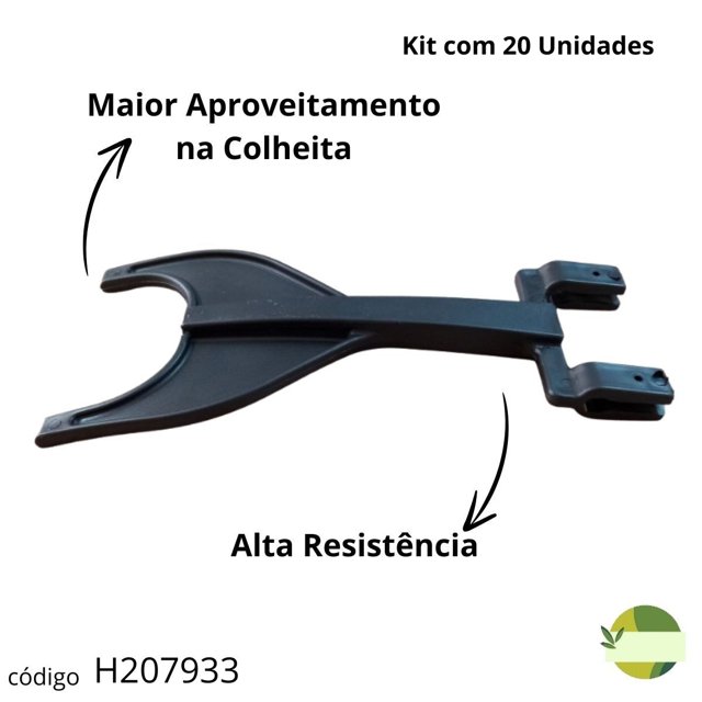 Dedo Recolhedor Molinete Colheitadeira H207933 alternativa John Deere ...