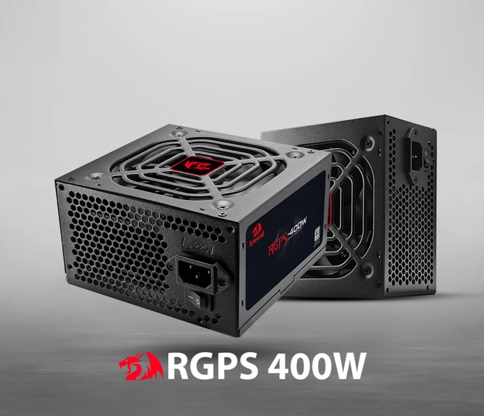 Fonte Redragon RGPS 400W, 80 Plus White, PFC Ativo, Nova, Lacrada | Infotec