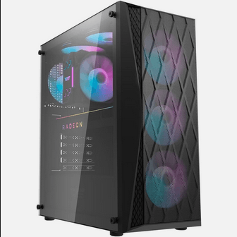 Gabinete Aigo DarkFlash DK352 Mesh Preto, Mid-Tower, Lateral de Vidro ...