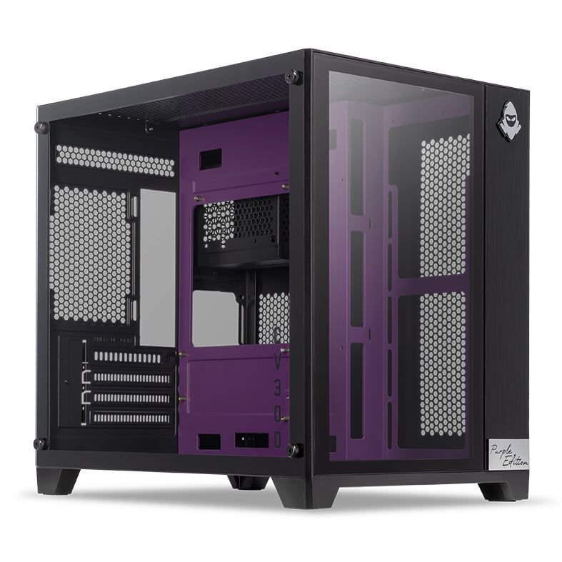 Gabinete Mancer CV300 Purple Edition, Mid-Tower, Lateral de Vidro ...