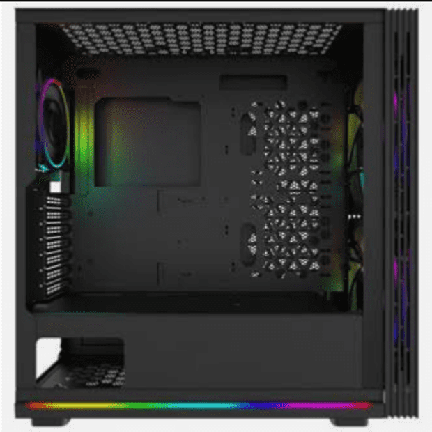 Gabinete Gamer SuperFrame Vortex, ARGB, Mid Tower, Vidro Temperado, E ...