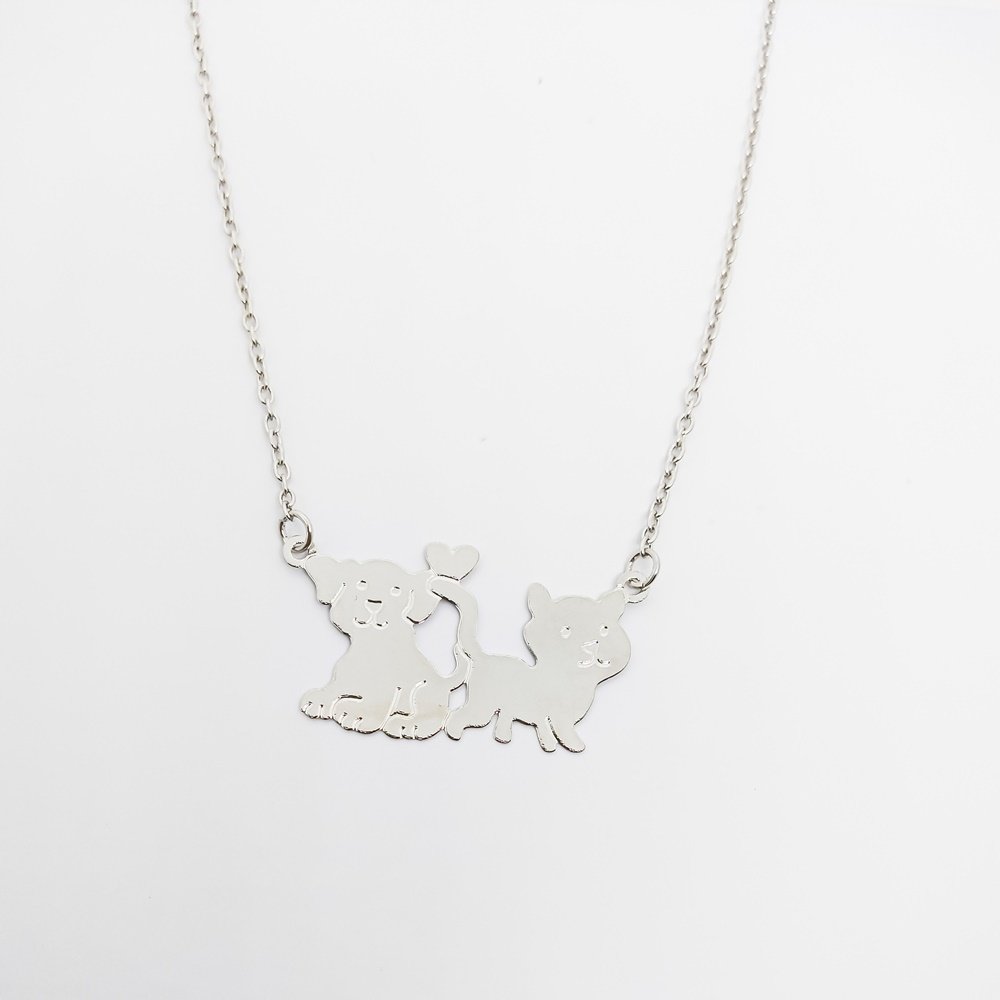 Kit de 5 Peças - GARG INOX GATO E CACHORRO 45CM | Ronê Brasil