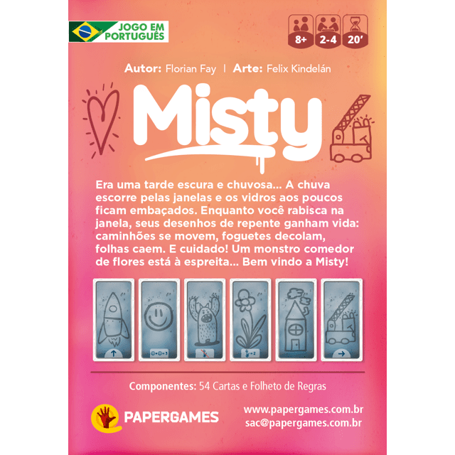 Jogo Misty - PaperGames | compre na MUNDO ELFO | Mundo Elfo