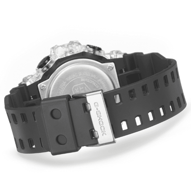 RELOGIO CASIO G-SHOCK MASCULINO DIGITAL TRANSPARENTE/PRETO | Espaço C