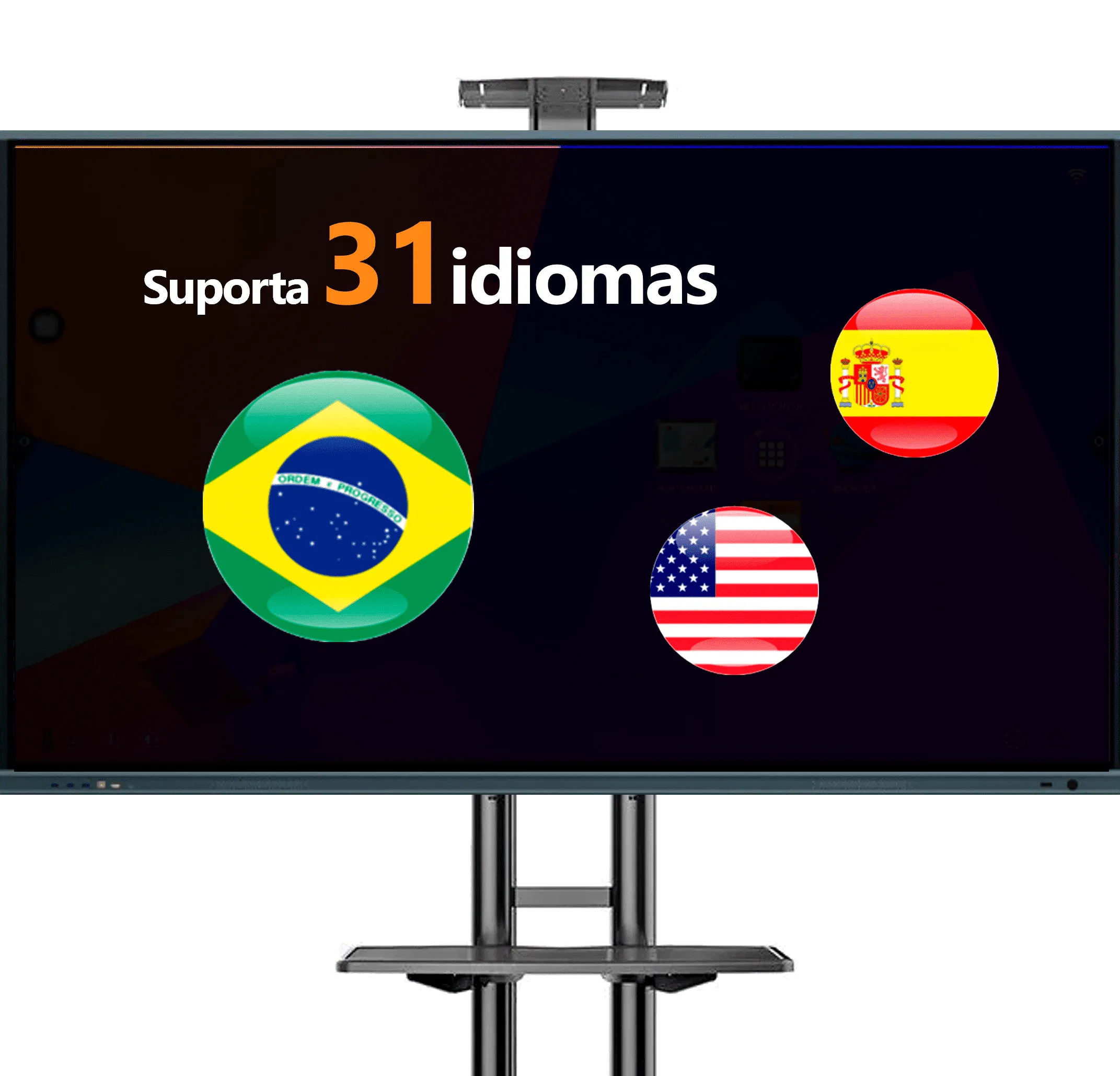 Tela Interativa TactEasy TA65 65” | Interação e Produtividade | Vetre ...