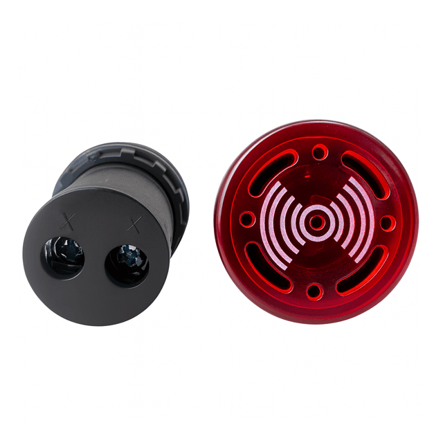 Sinaleiro Sonoro C/ Led Vermelho Buzzer 220v Painel Elétrico | TekniMas