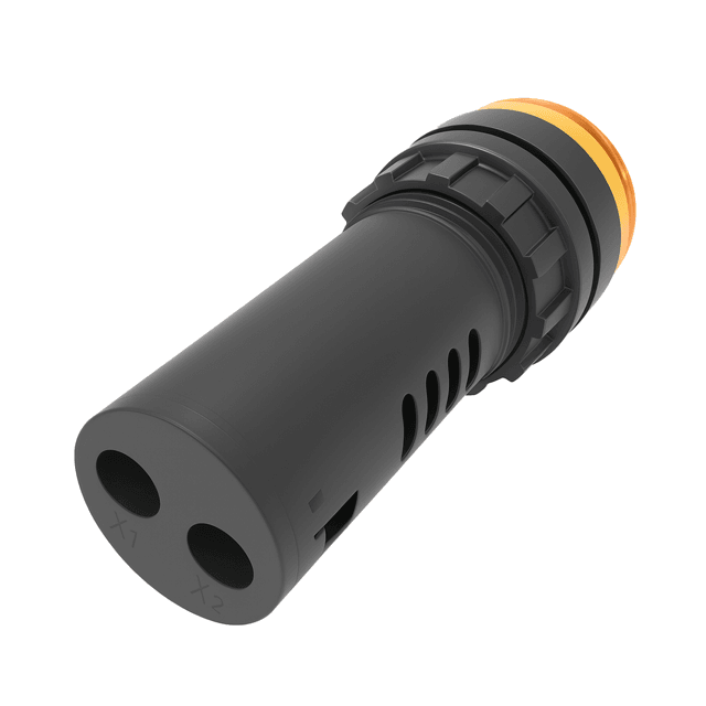 Sinaleiro Sonoro C/ Led Amarelo Buzzer 220v Painel Elétrico | TekniMas