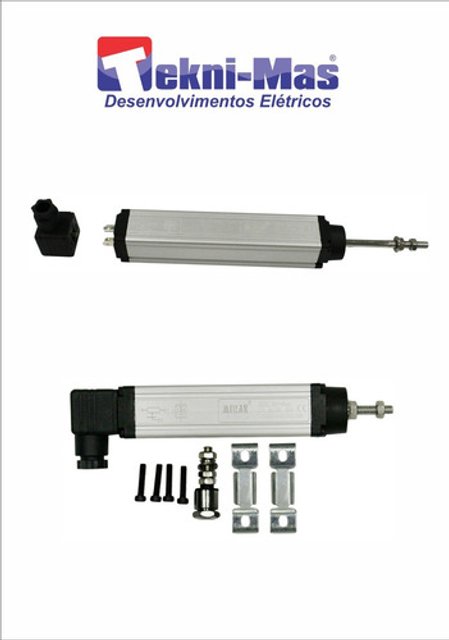 Régua Potenciométrica 800mm Transdutor Linear De Posição Lth | TekniMas